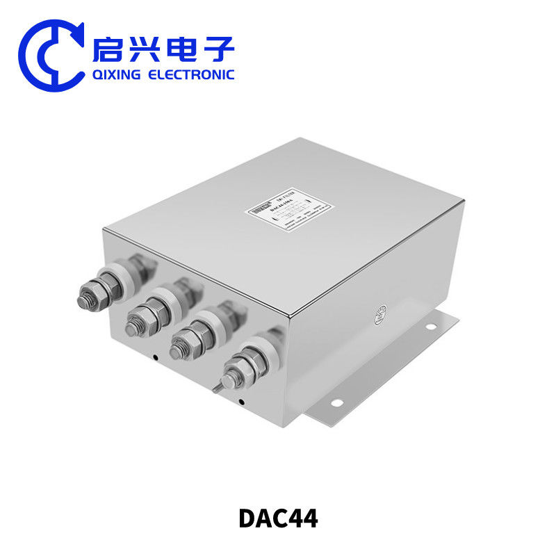 3 Phase 4 Wire High Current EMI Filter AC 380VAC/440VAC DAC44 100A 125A ...
