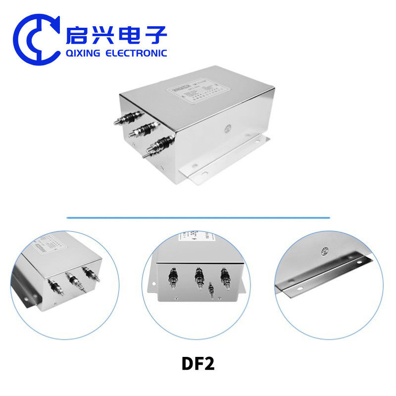 Three Phase 250VAC/440VAC Power Supply Noise Filter DF2 Series