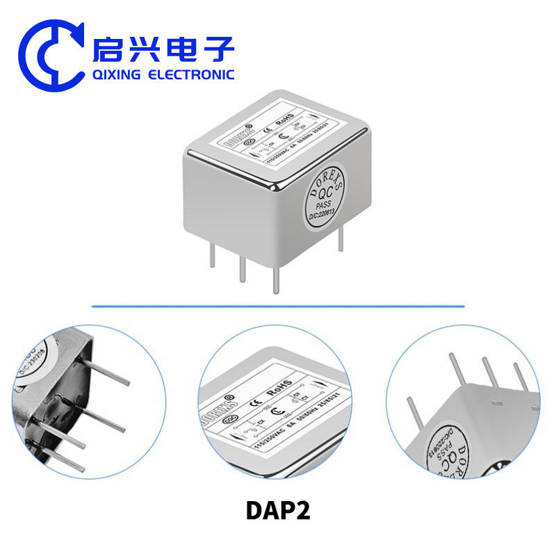 DAP2 Low Pass Power Supply Filter PCB Mounting Single Phase EMI EMC ...