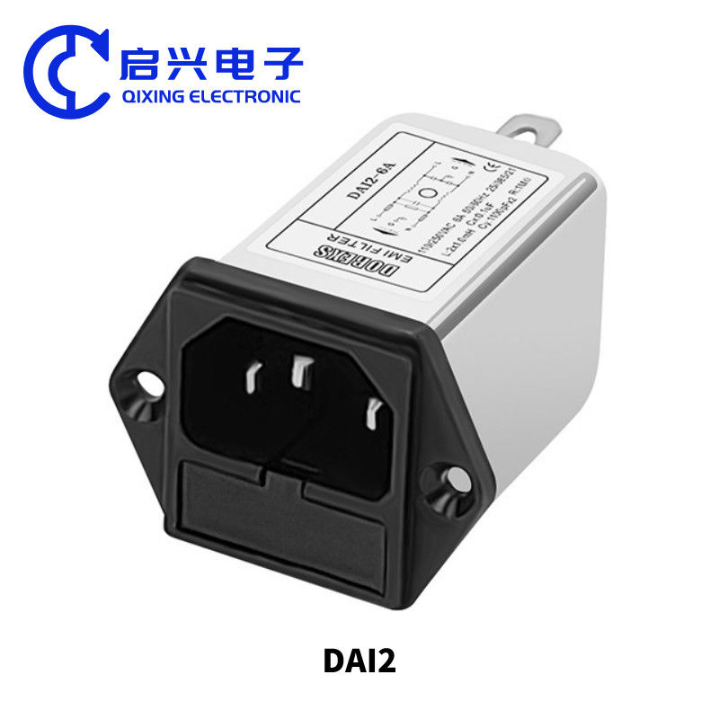 DAI2 Single Phase AC Filters EMI Power Filter IEC Socket Type