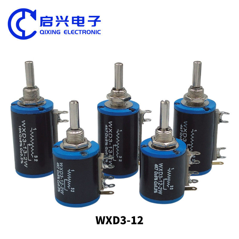 WXD3-12 Precision Multi Turn Wirewound Potentiometer Sliding Rheostat 5 ...