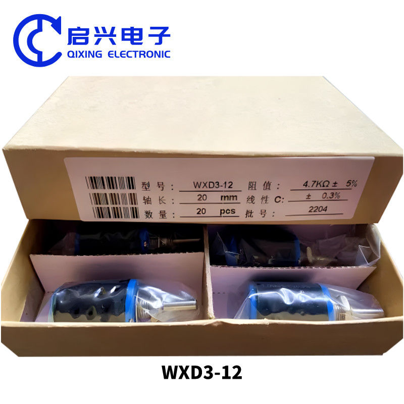 WXD3-12 Precision Multi Turn Wirewound Potentiometer Sliding Rheostat 5 Turn Adjustable Resistor