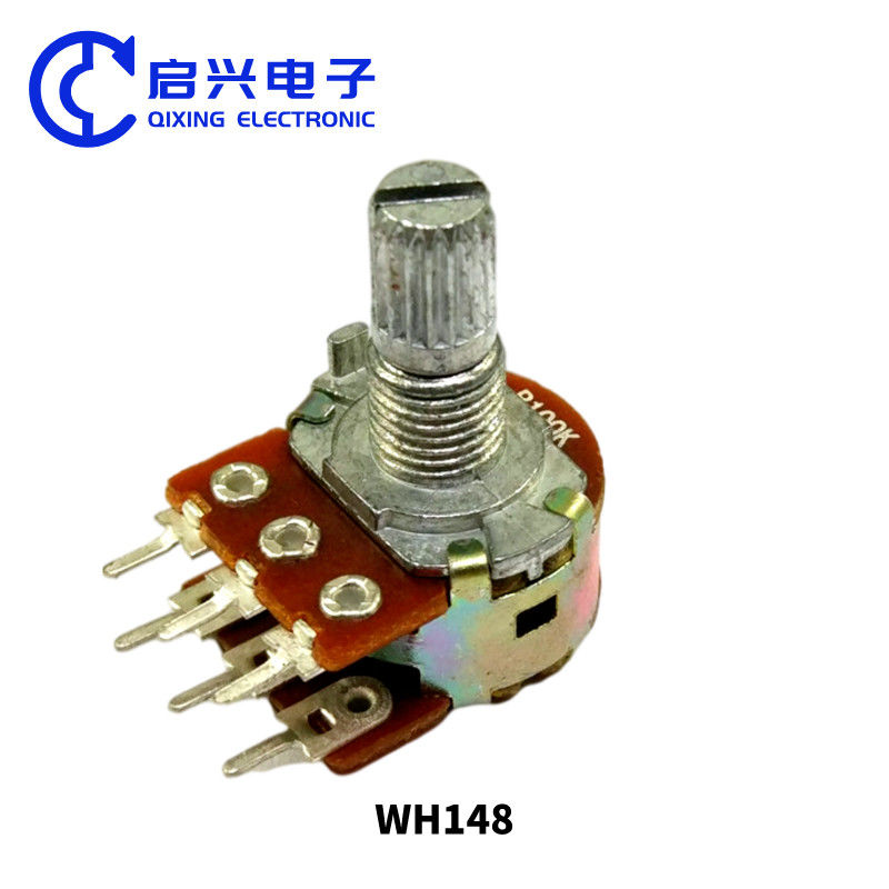 Taper Right Angle Rotary Potentiometer WH148 Linear Potentiometer B500K
