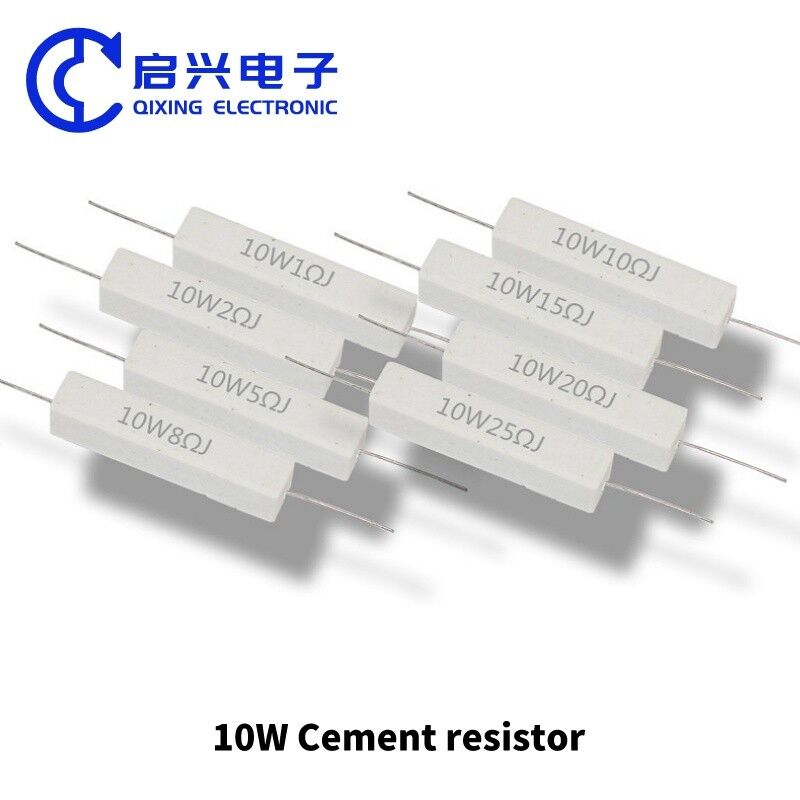 High Power Wirewound Resistor 5W 10W 20W 100W 47 50 100 ohm Ceramic ...