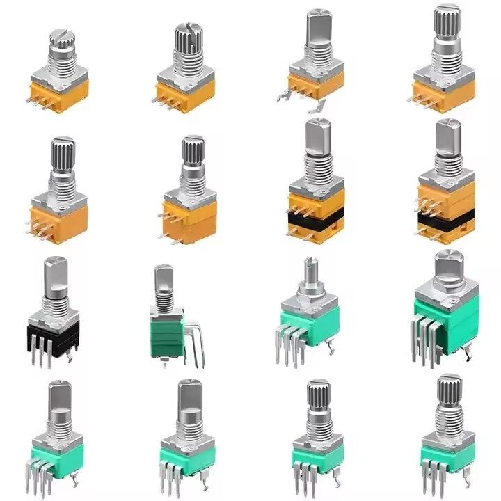 Centralab Potentiometers RV097NS Audio Potentiometer - Dual Rotary ...