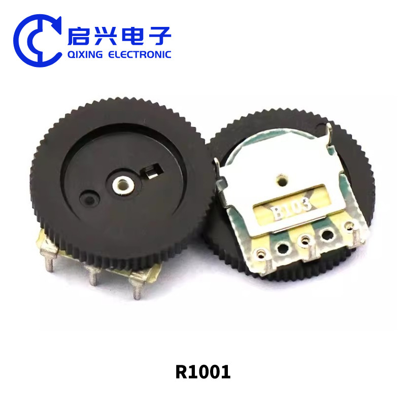 1K Ohm Dial Wheel Potentiometer For Audio Stereo Volume Switch Control ...