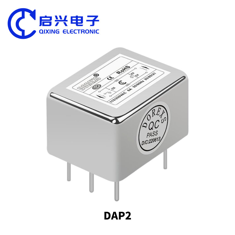 DAP2 Low Pass Power Supply Filter PCB Mounting Single Phase EMI EMC ...