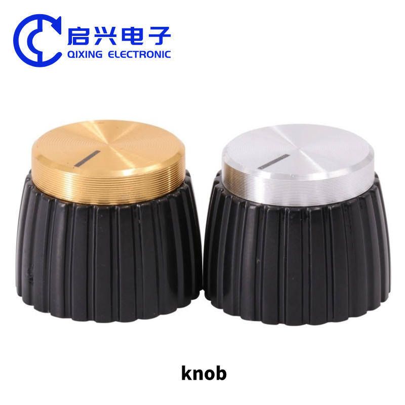 Customizable Smooth Turning Potentiometer Knob For Accurate Adjustments