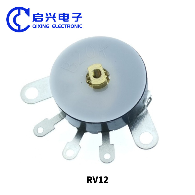 RV12 Linear Carbon Film Rotary Thumbwheel Potentiometer With Switch 5k ...