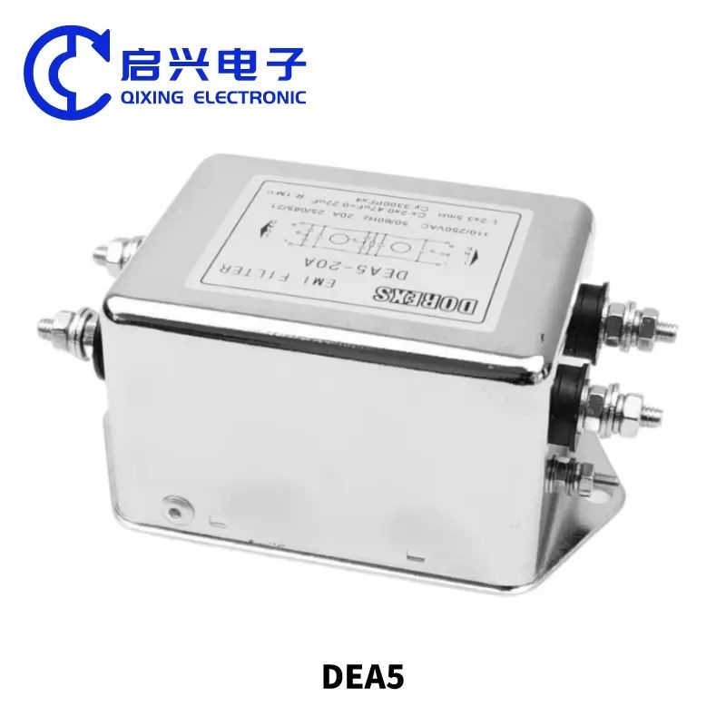 DEA5 Series Power Line Electric EMI EMC Noise Filter For Medical Equipment