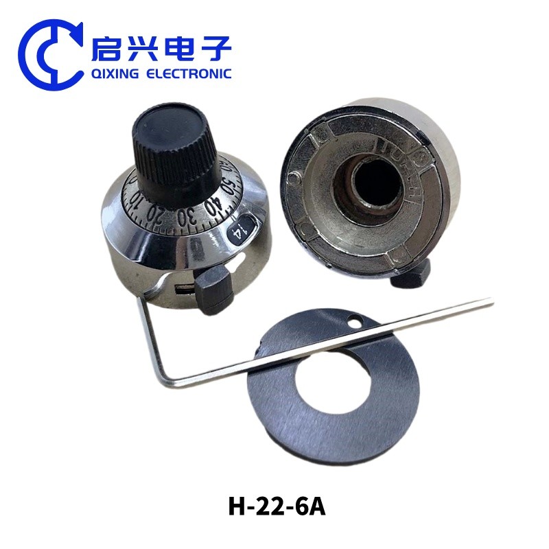 Digital dial H-23-6A metal knob for 3590S potentiometer aluminum volume ...