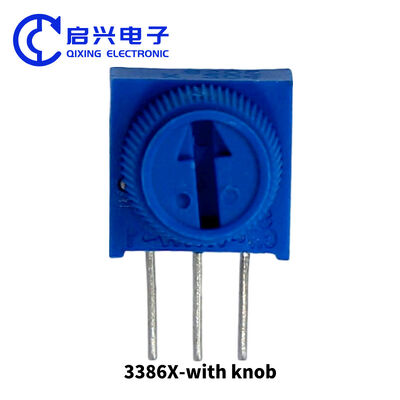 3386 Series Single Turn Potentiometer 10k Ohms Withstand Voltage 500V