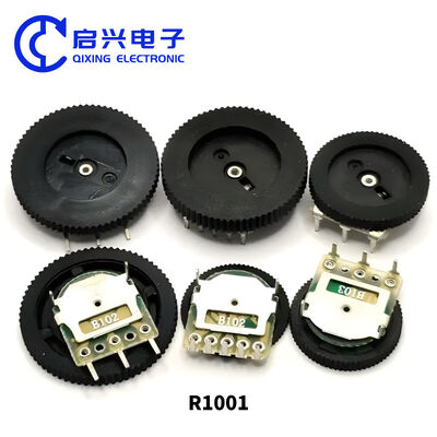1K Ohm Dial Wheel Potentiometer For Audio Stereo Volume Switch Control ...