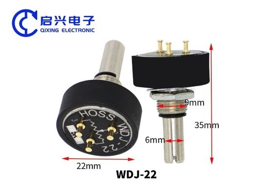 WDJ-22 Rotary Potentiometer Conductive Plastic Potentiometer H0SS BI ...