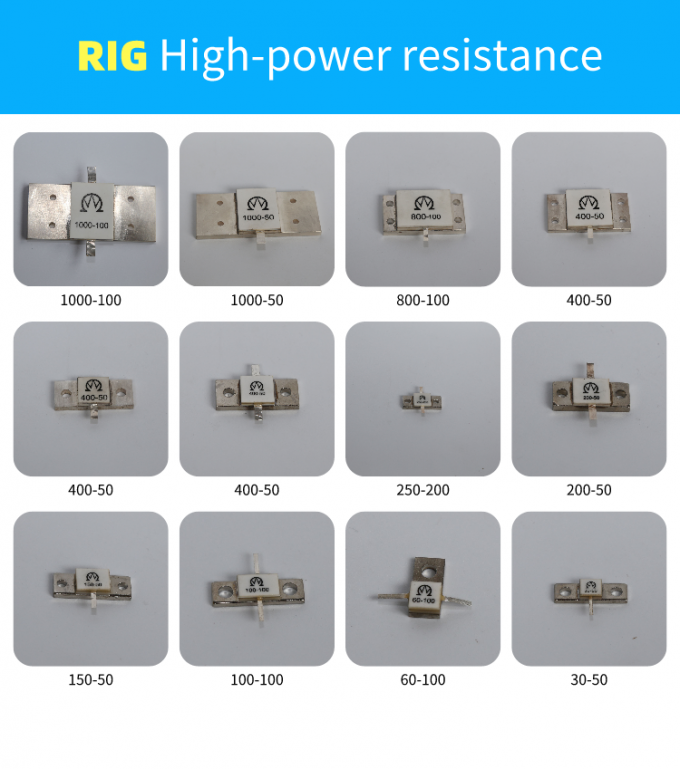 RIG High Power RF Resistor 1000W 800W 500W 250W 100W Flange Resistor