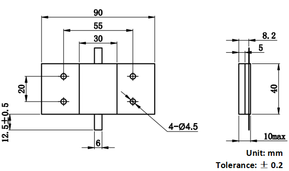 Fixed RF Power Resistor 1000w 50ohm Microwave Radio Frequency Resistor