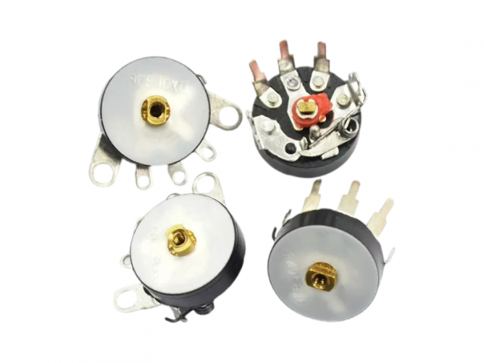 RV12 Linear Carbon Film Rotary Thumbwheel Potentiometer With Switch 5k ...