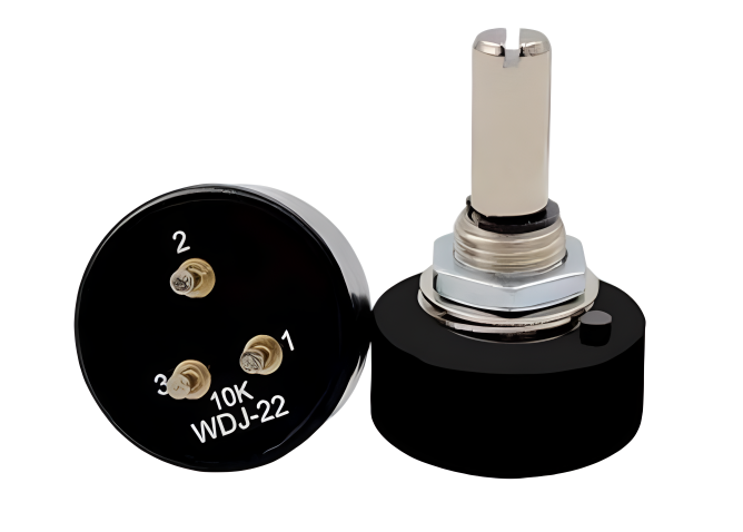 WDJ-22 Rotary Potentiometer Conductive Plastic Potentiometer H0SS BI ...