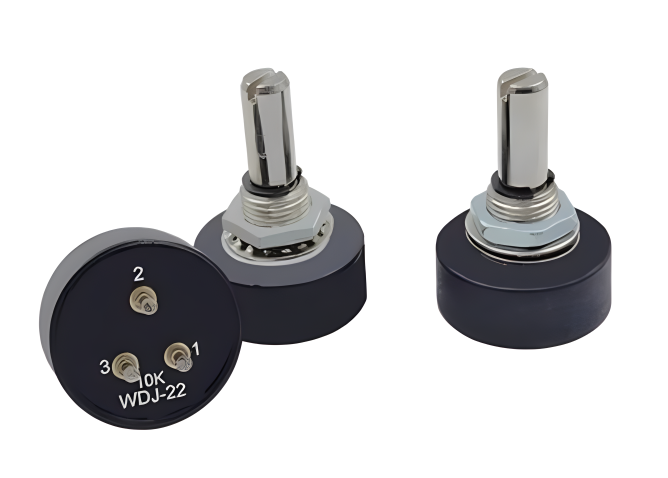 WDJ-22 Rotary Potentiometer Conductive Plastic Potentiometer H0SS BI ...